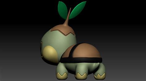Stl File Turtwig 🐉 ・3d Printing Design To Download・cults