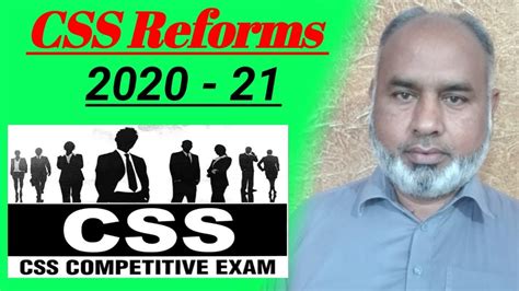 Css Reforms 2020 21 Sk Educational Tv Youtube