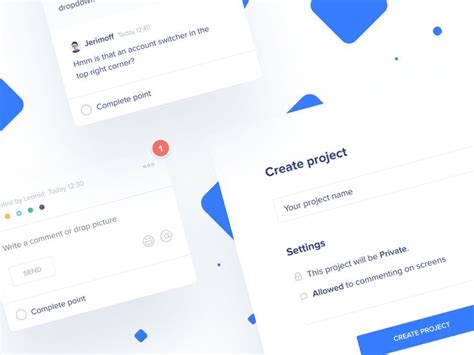 Project Management UI Elements