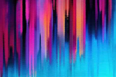 Premium Photo Abstract Glitchcore Background