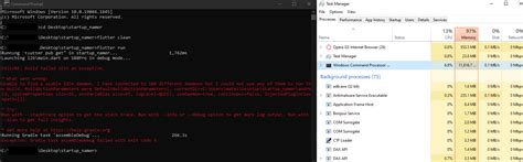 Flutter Doesnt Clean Memory After Failing To Compile For Android