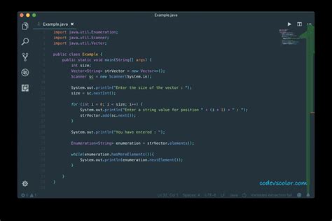 Java Program To Print All Contents Of A Vector Using Enumeration Codevscolor