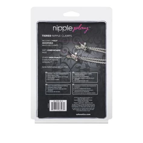 Nipple Play Tiered Nipple Clamps By California Exotic Novelties Male Q