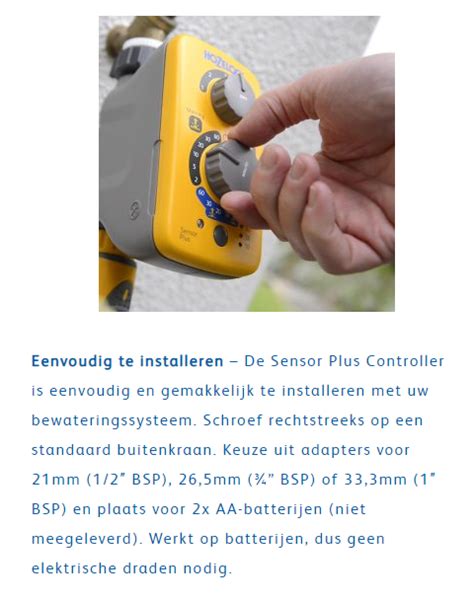 Hozelock Sensor Controller Plus Watercomputer Kopen Bij Haxo