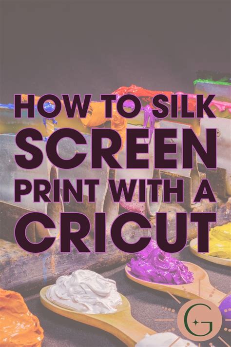 How To Silk Screen Print With A Cricut How Do You Make A Silk Screen