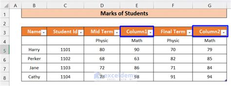 How To Create A Table With Merged Cells In Excel 4 Easy Methods