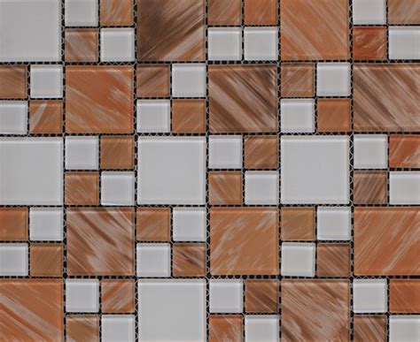 Premium Photo Red Geometric Abstract Mosaic Pattern Tile For Kitchen