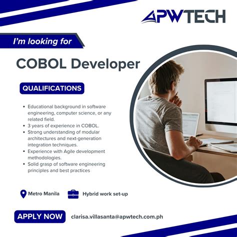 Bryan Santos On Linkedin Apwtechjobs Coboldeveloper Cobol Hiring