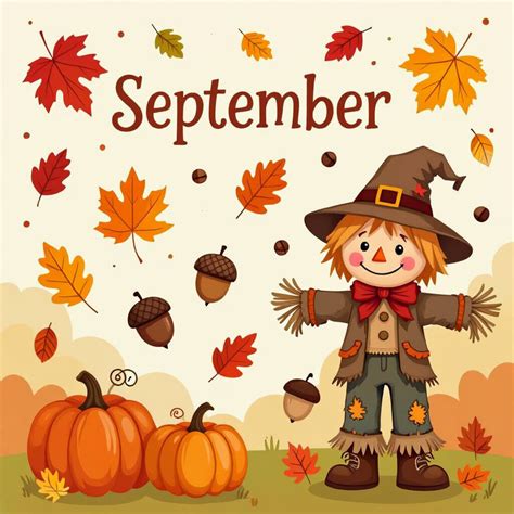 September Clip Art Ai Generated Graphics For Your Projects