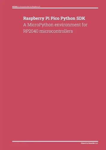 Raspberry Pi Pico Python Sdk Poche Eur 1814 Picclick Fr
