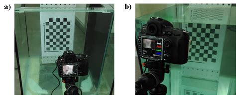 water tank experiment the imaging setup that was used for validation