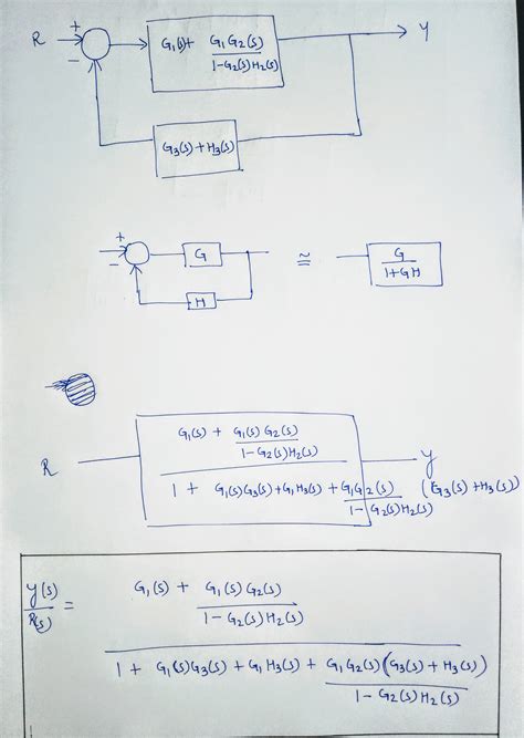 [solved] block diagram question 4 using the block diagram reduction