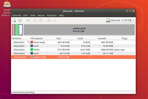 Partitioning Expand The Size Of Partition With Unallocated Space Ask Ubuntu