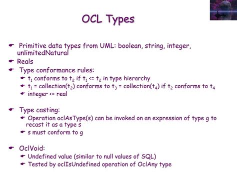 Ppt The Object Constraint Language Ocl Powerpoint Presentation