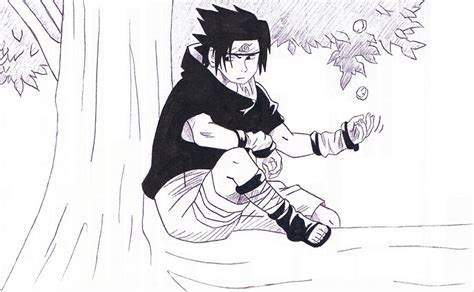 Sasuke In Tree By Chidori Blossom23792 On Deviantart