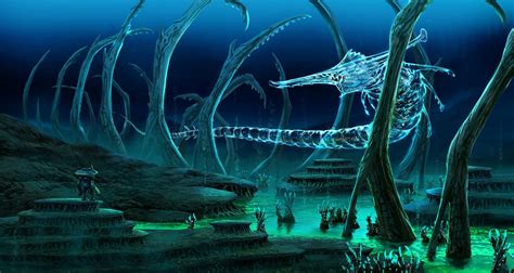 Lost River Ghost Léviathan Subnautica Concept Art Lost River