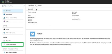 Microsoft Azure Modifying Api Connections With Logic Apps Geeksforgeeks