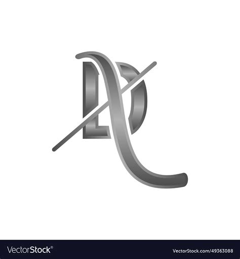 Letter Dx Luxury Modern Monogram Logo Design Vector Image
