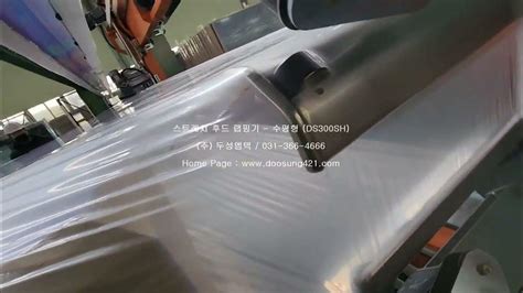 수평형 스트레치 후드 랩핑기 특대형 Ds300sh Youtube