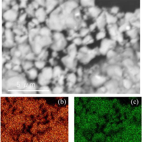 Sem Edx Analysis After Mc Treatment Of A Uo2 And Tio2 Mixture At