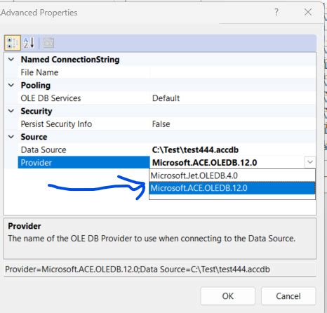 How To Connect To Ms Access Database From Asp Net Webforms Stack Overflow