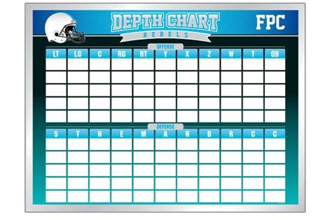 Blank Football Depth Chart Pdf Fantastic Blank Football Depth Chart
