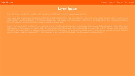 Responsive Pure Css Menu