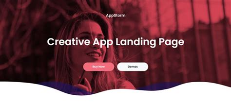 42 amazing app landing page templates