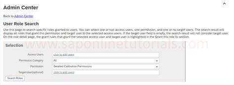 How To Set User Permissions In SAP SuccessFactors SAP Tutorials