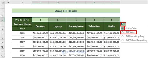 How To Number Columns In Excel Automatically 3 Suitable Ways