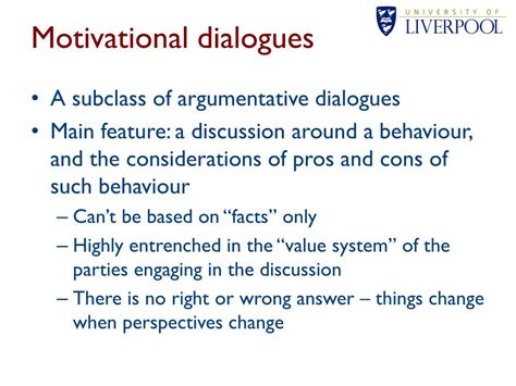 Ppt A Model For A Motivational System Grounded On Value Based Abstract Argumentation