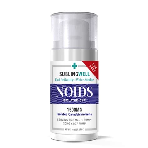 Noids Isolated Cbc Sublingwell Plant Based Wellness