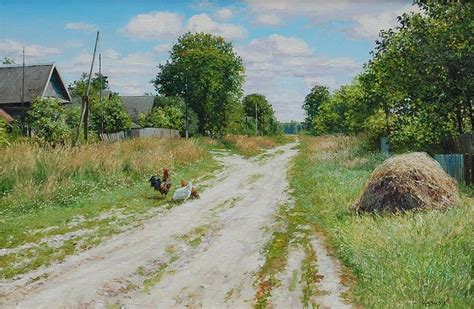 Деревенские пейзажи | Пикабу