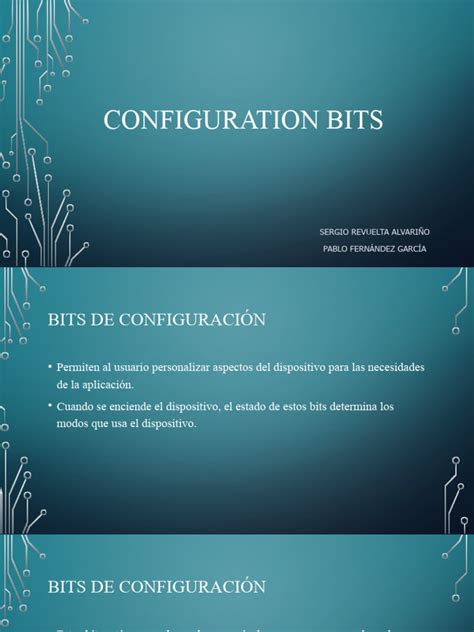 configuration bits pdf