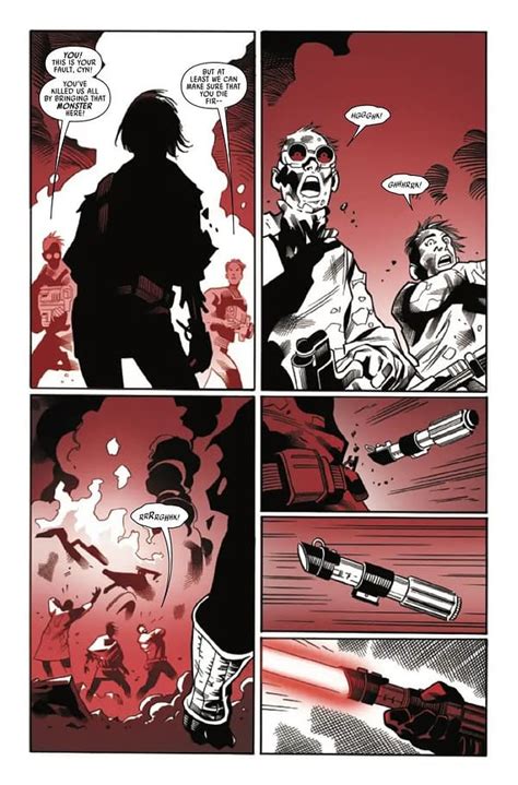 Star Wars Darth Vader Black White And Red 4 Preview Siths On Ice