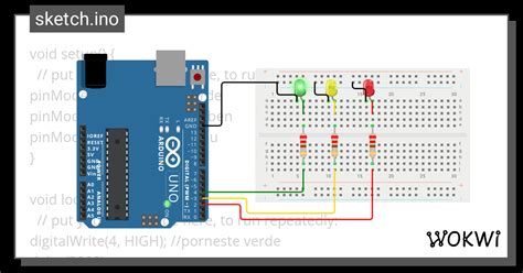 Traffic Light Copy Wokwi Esp32 Stm32 Arduino Simulator