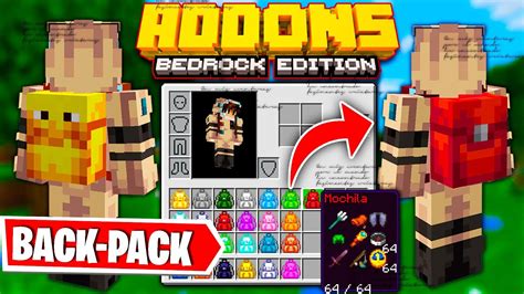 Multi Backpack Addon 1 19 1 18 Mcpe Bedrock Mod Mc Mod Net