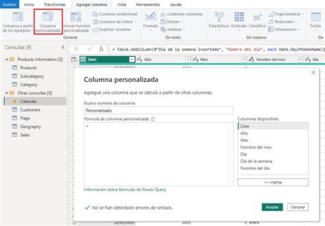 Creación de columna con el trimestre Interactive Chaos