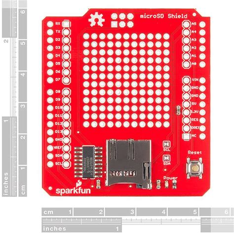 Sparkfun MicroSD Shield Opencircuit