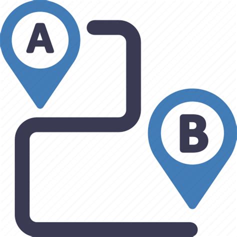 Route Location Map Pin Pointer Direction Gps Icon Download On Iconfinder