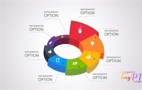 Colorful Circles Pie Chart