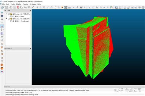 Cloudcompare之点云配准 知乎