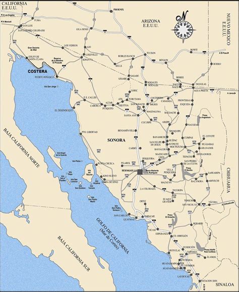 Maps Puerto Penasco Mexico