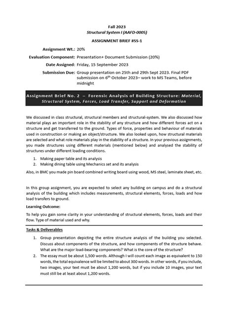 Assignment Brief 2 Fall2023 Pdf Force
