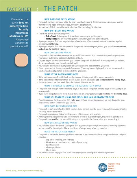 Patch User Guide Reproductive Health Access Project Store