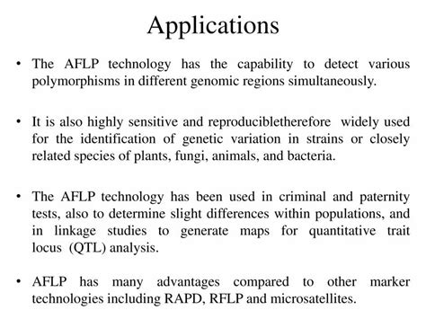 Restriction Fragment Length Polymorphism Powerpoint Slides