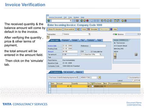 Invoice Verification 2 0 Ppt