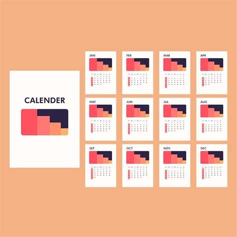 Premium Vector Calender