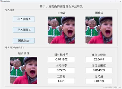 基于小波变换的图像融合 Csdn博客