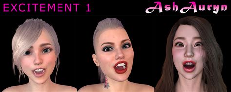 Ashauryns Sexpressions 2 0 Facial Expression Morph Pack Morphs Virt A Mate Hub